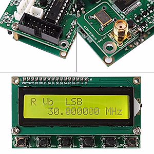 Jadpes Recorders Data Acquisition, DDS Signal Generator AD9850 6 Bands 0~55MHz Digital Shortwave Radio Radio Ham Receiver Kit Signal Generator DIY Kits
