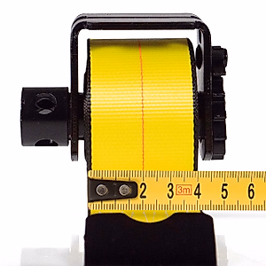 US Cargo Control Standard Sliding Winch for Double L Tracks (5-Pack), 4 Inch Winch Holds Up to 20 Feet of Webbing, Slides to Any Position for Winch Control, 5,500 LBS Working Load Limit