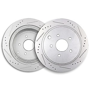 ALEGE Rear 2Pcs Brake Rotors Fit for Nissan for Quest Mini Passenger Van 2004-2009 2011-2017 for Nissan for Pathfinder Sport Utility 2013-2017