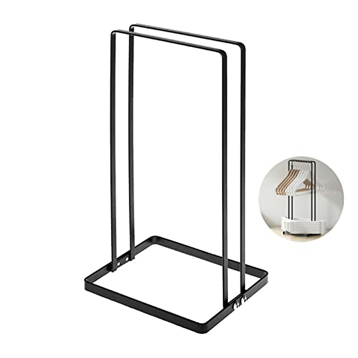 Hanger Organizer Stacker, Hanger Storage Organizer, Hanger Stacker for Closet Laundry Room,Holds up 110 Wire Clothes Hangers,Hanger Storage Rack Holder for Laundry Room Closet Dry Cleaning Room