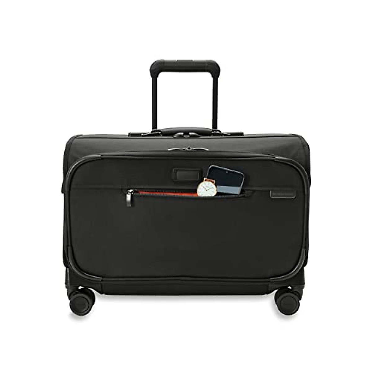Briggs & Riley Baseline Garment Bags, Black, Carry Spinner