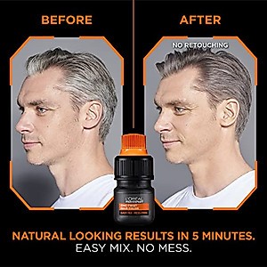 L’Oreal Paris Men Expert One Twist Mess Free Permanent Hair Color, Mens Hair Dye to Cover Grays, Easy No Mix Ammonia Free Application, Dark Blonde 07, 1 Application Kit