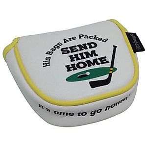 ReadyGOLF Send Him Home Embroidered Putter Cover - Mallet