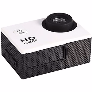 haillusty Waterproof Outdoor Sports Camera - Full Camcorder with Rechargeable Battery Mounting Accessories Kit Included