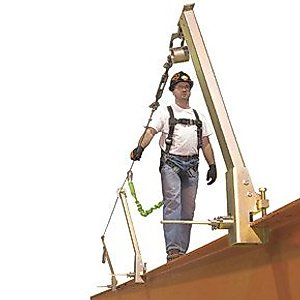 Honeywell 30ft All SS Lifeline w/ (4) SS Anchor Shackles, turnbuckle, Cable Clamps, Tension Indicator, Thimble & Energy Absorber SGLLK-FS/30FT