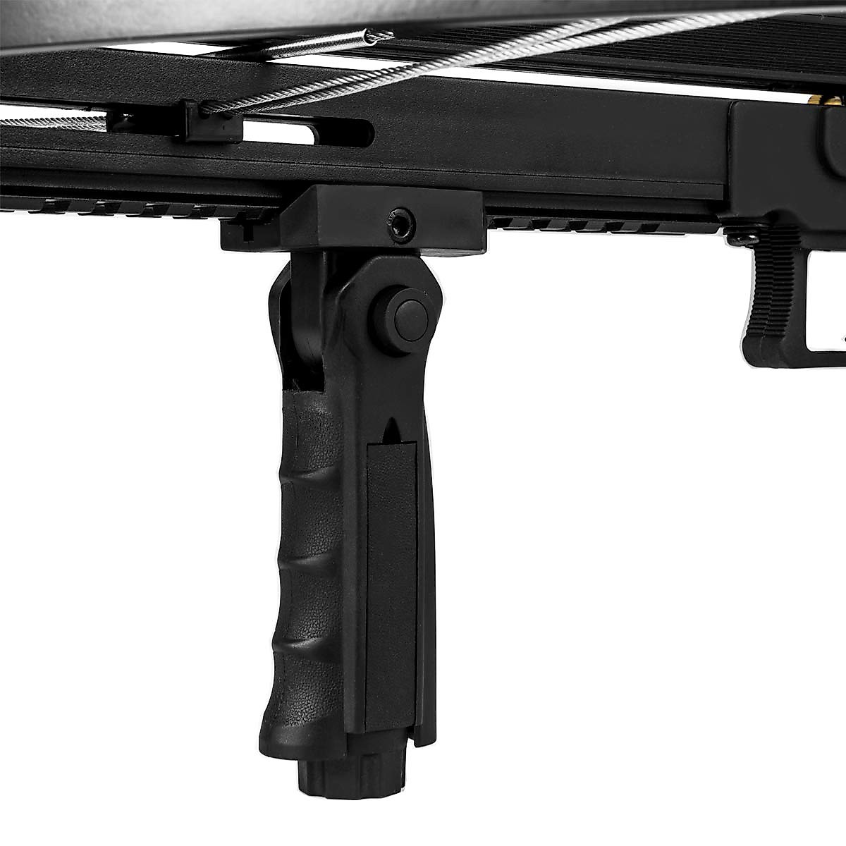 XtremepowerUS Hybrid Crossbow 80 lbs 160 fps Hunting Flashlight Scope Red Light Pointer Combo w/Magazine Capacity + Bag, Black