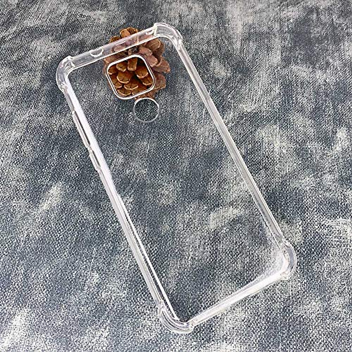 Ytaland for Moto G Play 2021 Case (Not for Moto G Play 2020),with 2 x Tempered Glass Screen Protector. (3 in 1) Crystal Clear Silicone Shockproof TPU Bumper Protective Phone Case Cover