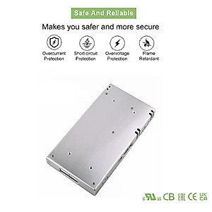 Safe & Protected FerroFab LRS-200N2-12 200W 36V 5.9A Industrial Power Supply - Built-in Protections, Prevents Equipment Damage, Ensures Reliable Operation, Ideal for Automation