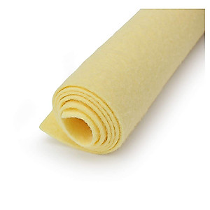 Buttercup Pastel Yellow - Wool Felt Oversized Sheet - 20% Wool Blend - 1 12x18 inch Sheet