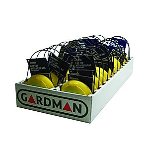 Gardman BA04820A Yellow Flip Top Thistle Feeder Mesh Bag, 4" Wide x 12" High