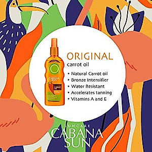 Cabana Sun Original Carrot Oil Accelerates Tanning 200ml