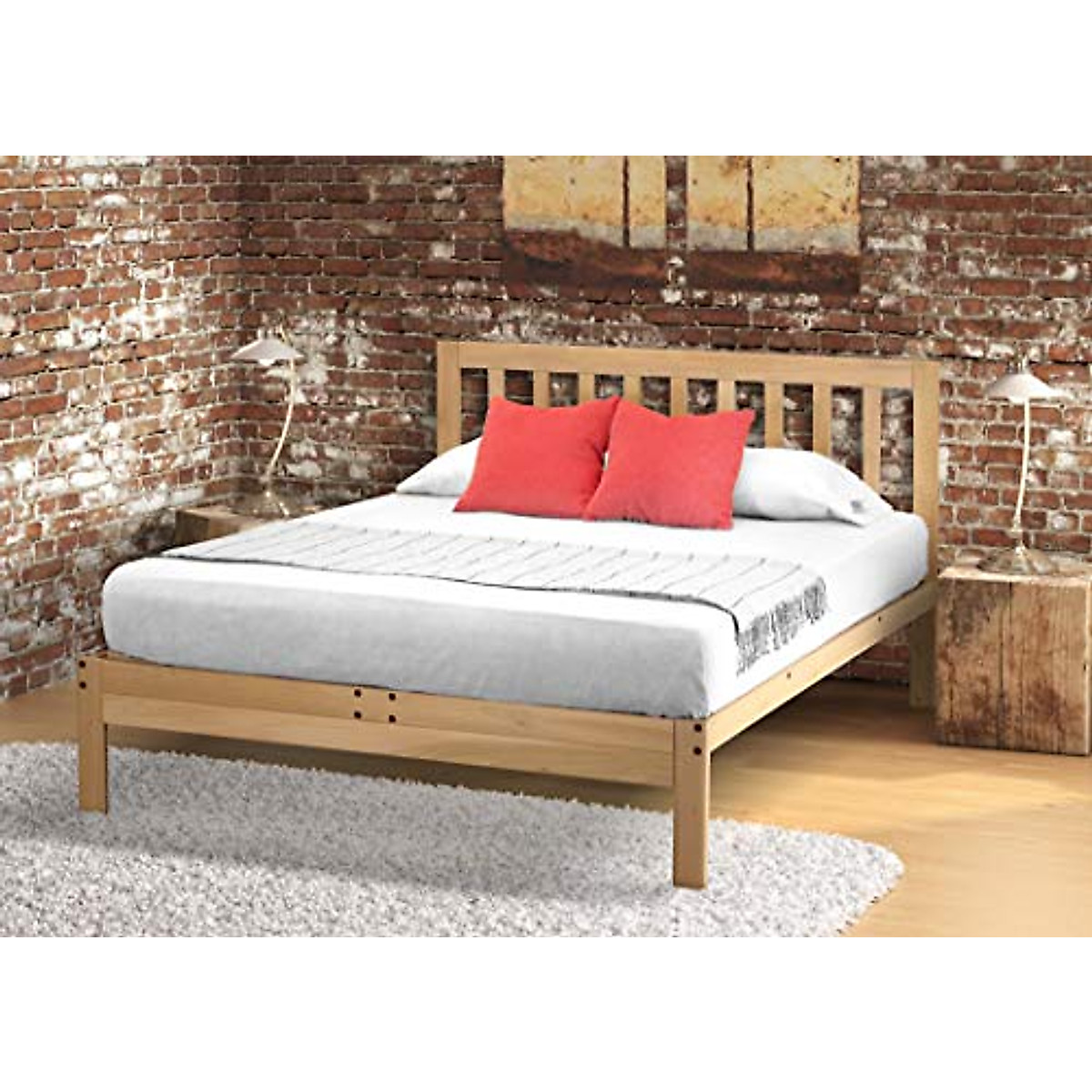 kd frames Charleston Platform Bed - Full