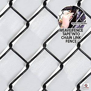 Fenpro Chain Link Fence Privacy Tape (Arctic White)