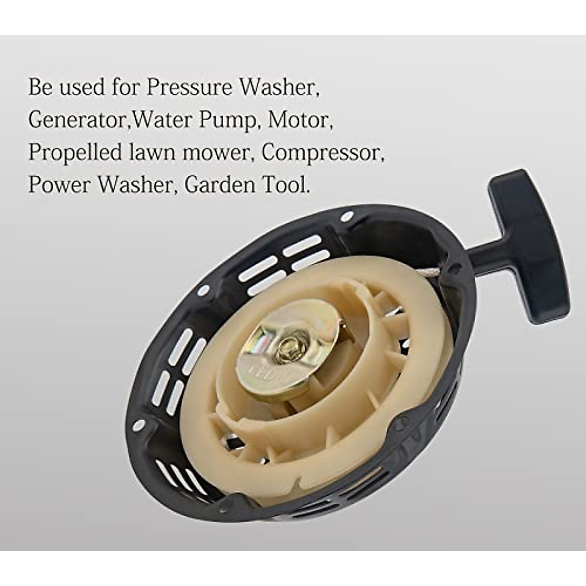 IVONNEY 212CC Pull Start for Harbor Freight-Predator 212cc 6.5HP 7HP OHV Engine Go Kart Generator Lawnmower Pit Bike - GX160 Recoil Starter for Honda Pull Start Assembly