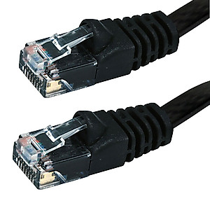 Buhbo 0.5 FT (6 inch) Cat6 Flat Ethernet Network Cable RJ45 (5-Pack)