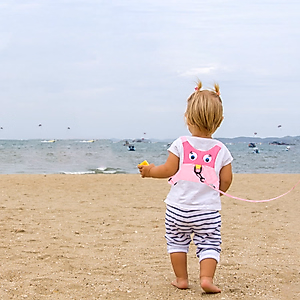 Baby Anti Lost Safety Walking Harness Toddler Safety Leash for Babies and Kids Boys and Girls - Pink