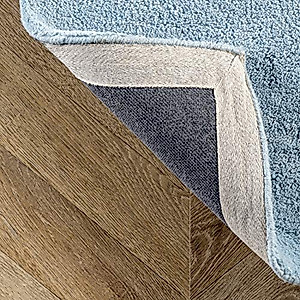 nuLOOM Set Sail Hand Tufted Wool Runner Rug, 2' x 6', Baby Blue