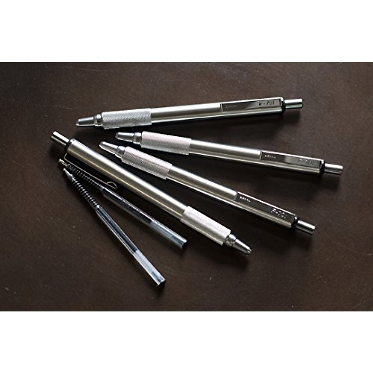 Zebra Pen G-402 Retractable Gel Pen, Stainless Steel Barrel, Fine Point, 0.5mm, Black Ink, 12-Pack