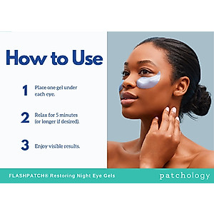 Patchology Restoring Eye Gel Patches with Retinol & Collagen - Eye Masks for Dark Circles, Puffy Eyes & Wrinkles - Anti-Aging Overnight Eye Pads Set - Brighten Skin Care for Eye Bags (30 Pairs)