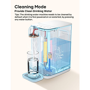 Sekaer Instant Hot Water Dispenser, 3L/106 Oz Electric Tea Kettle, Large Water Boiler Maker, 3s Quick Heating and 5 Variable Presets Temperatures, with Child Locks & Night Lights, SKE-2000