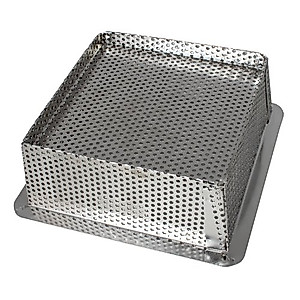 Excellante Commercial Floor Drain Strainer, 304 Stainless Steel, 0.8Mm, 8-1/2-Inch by 8-1/2-Inch by3-Inch