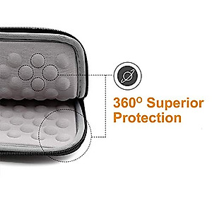 RAINYEAR 15.6 Inch Laptop Sleeve Diamond PU Leather Case Protective Shockproof Water Resistant Zipper Cover Carrying Bag Compatible with 15.6" Notebook Computer Ultrabook Chromebook(Black)