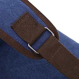 RIUKIU Messenger Bag Canvas Men Chest Bag Teenage Crossbody Shoulder Bag Men's Sling Bags Handbag Male Casual Chest Pack (Color : Gray)