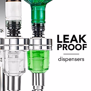 Final Touch 6 Bottle Rotating Liquor Dispenser/Bar Caddy (FTA1816)