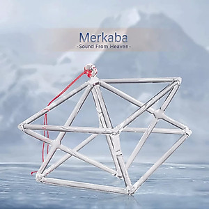 5/6 inch Chakra Optically Clear Quartz Crystal Singing Merkaba Pyramid with Singing Pyramid Carrying Case and Two types Crystal Singing Bowl Striker (Size : 6 inch and bag)