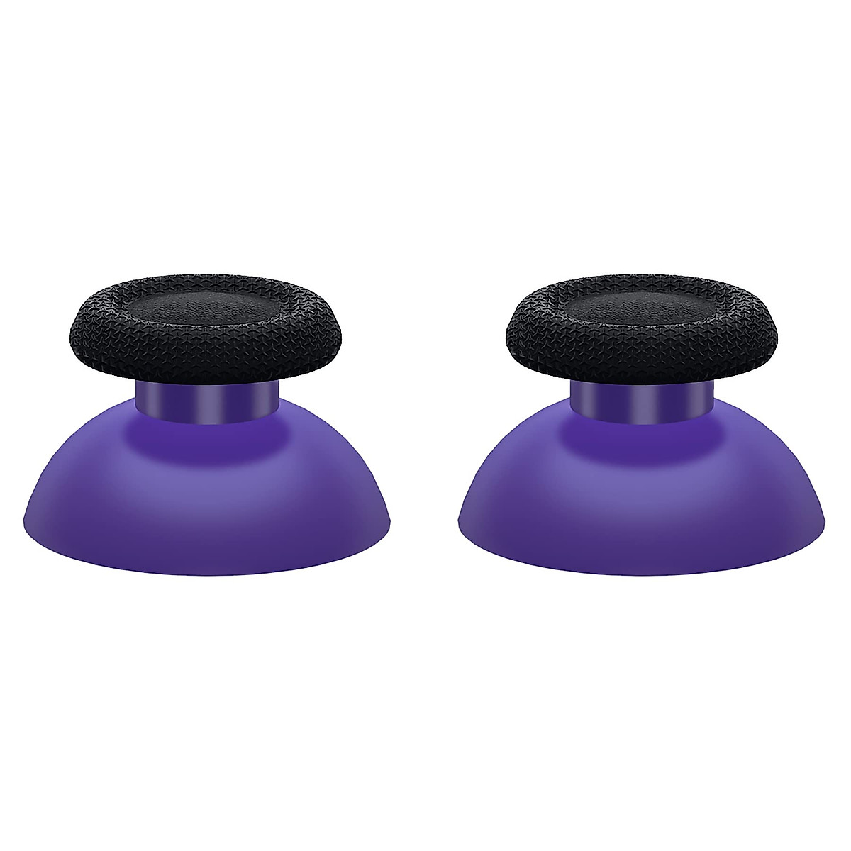 eXtremeRate Purple & Black Replacement Thumbsticks for PS5 Controller, Custom Dual Color Analog Stick Joystick Compatible with PS5, for PS4 All Model Controllers Universal - Controller NOT Included