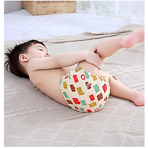 4 Pack Baby Toddler Potty Training Pants Layered Cotton Training Underwear for Toddlers Girls Boys (12-18 Months, E)