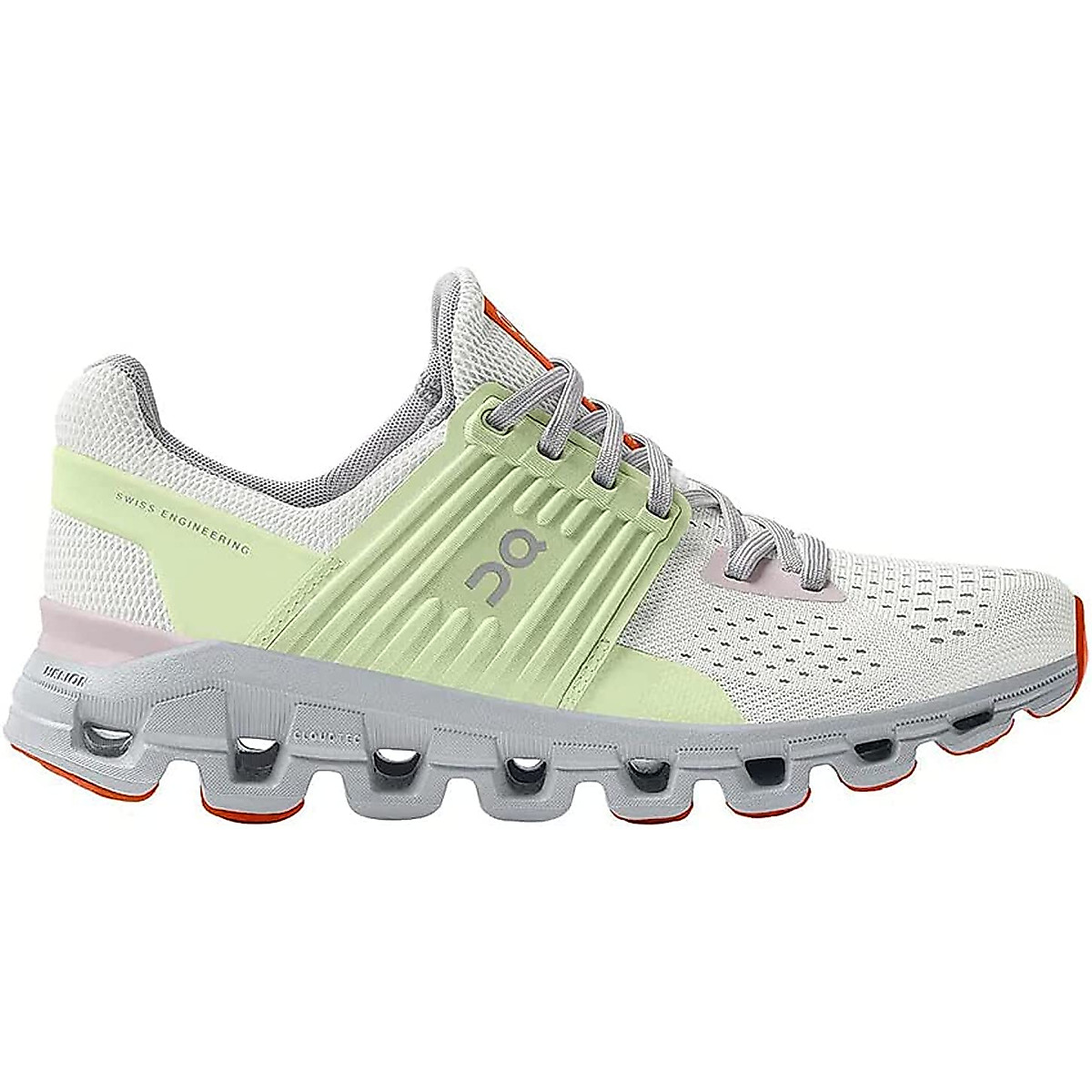 ON Women's Cloudswift Running Shoes, Ice/Oasis, 10.5