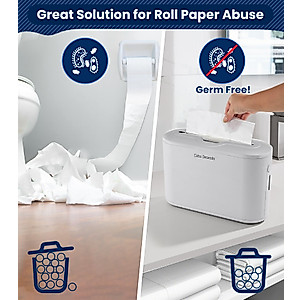 Cabo Deseado Countertop Paper Towel Dispenser Multifold Trifold C fold- Bathroom Commercial Hand Paper Towel Dispenser Holder for Kitchen Bathroom Toilet Hotel, 200 Sheets Refill Reminder