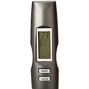 Panoware BBQ Grill Tools Set Gift for Dad, 4 Piece Set, Number 1 Dad Tongs, Spatula, Digital Thermometer and Case