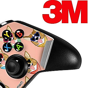 Skinit Decal Gaming Skin compatible with Xbox One S Controller - Officially Licensed Bouffants and Broken Hearts Corgi Love Design