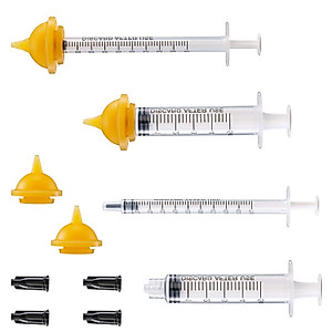 ML Pet Nursing Bottle, Nursing Bottle Kits, Replacement Nipple Mini Cat Feeding Bottle for Newborn Kittens, Puppies, Rabbits, Small Animals, Squirrel