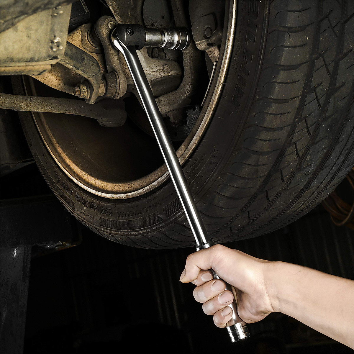 EPAuto 1/2 Inch Drive by 17.5'' Length Breaker Bar, CR-V Steel