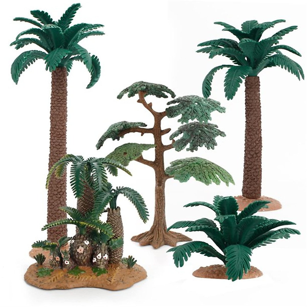 BDBD 7Pcs Mixed Model Trees, 1.7-9 Inch(4.5-24 Cm), Ho Scale Trees, Diorama Trees, Model Train Scenery, S for Projects Scenics Trees