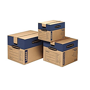 Bankers Box SmoothMove Prime Moving Boxes, Large 6 pack (0062904)
