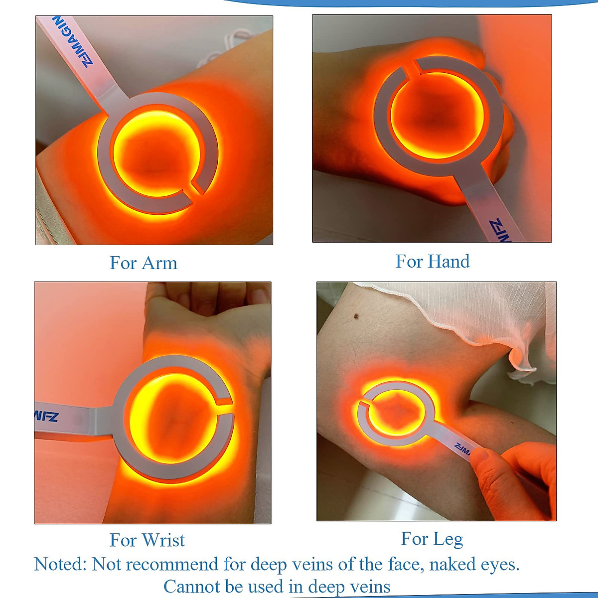 Infrared Vein Finder Viewer - Handhold Adults Children Handy Efficiency Vein Locator, Vein Illumination Detector, On Various Skin