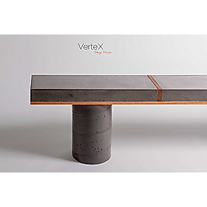 Concrete Black Bench
