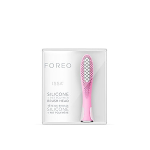 FOREO ISSA Hybrid Wave Brush Head Pink, Medical-Grade Silicone & PBT Polymer Bristles, 6 Months Lasting