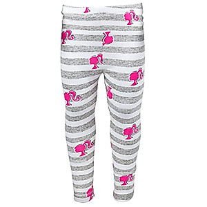 Barbie Little Girls Peplum Fleece Hoodie & Peplum Leggings Pink 7-8