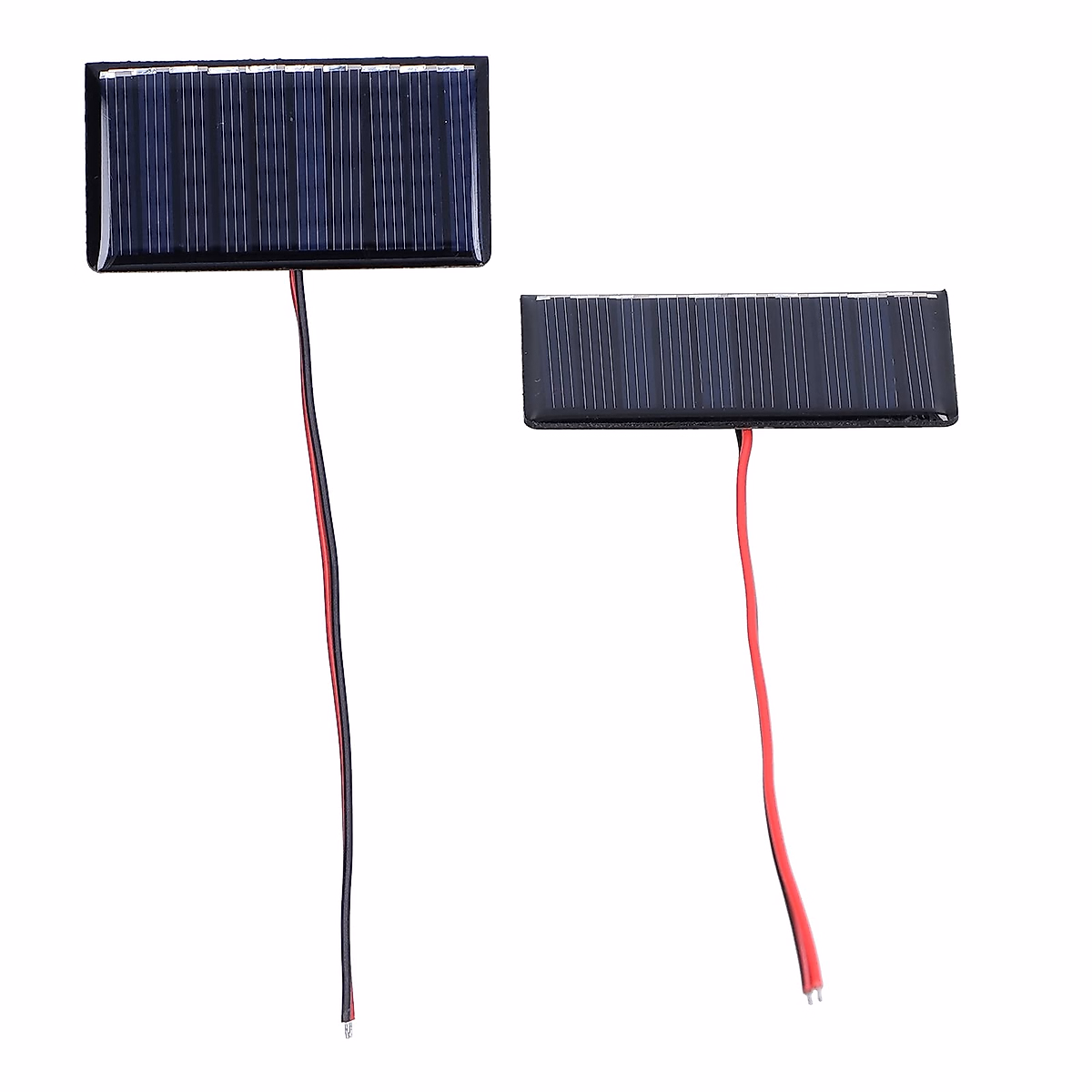 Joyzan Solar Panel Module, Polysilicon Micro Glue Power Solars Cell Photovoltaic Module DIY System Kits for Low Power Electrical Appliances Toys Advertising Household Lights Electric Fans