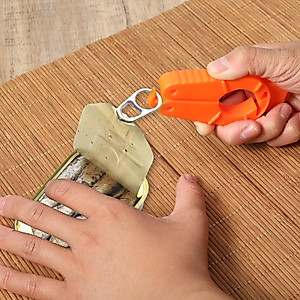 Plastic Bottle Cap Opener,3 Pack Water Bottle Opener,Orange Soda Can Opener,3 in 1 Multi-Purpose Water Bottle Opener for Arthritic Hands,Seniors