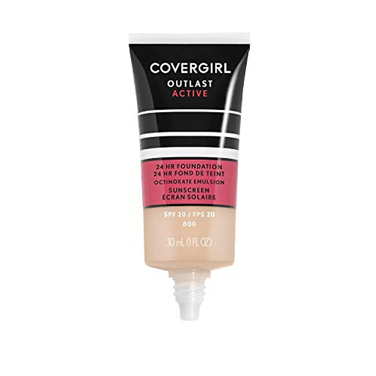 COVERGIRL Outlast Active Foundation, Fair Ivory, 1 Ounce, 1 Count