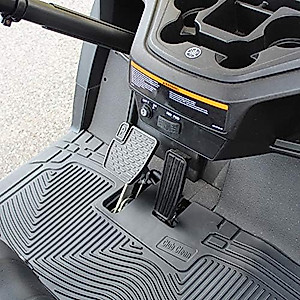 Shield Family/Club Clean Golf Cart Floor Mat - Fits Yamaha Model - New and Improved - Only Golf car Mat to Meet 6 ASTM Standards- Industry Standard Golf Cart Mat- Golf Car Mat 8mm Thick - Patented