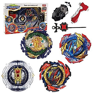 Esste Bey Battling Top Burst Stadium Battle Set, 4 Spinning Tops 2 Launchers 1 Arena Combat Game, Battling Game Toys Birthday Gifts for 8-12 Boys Children Kids