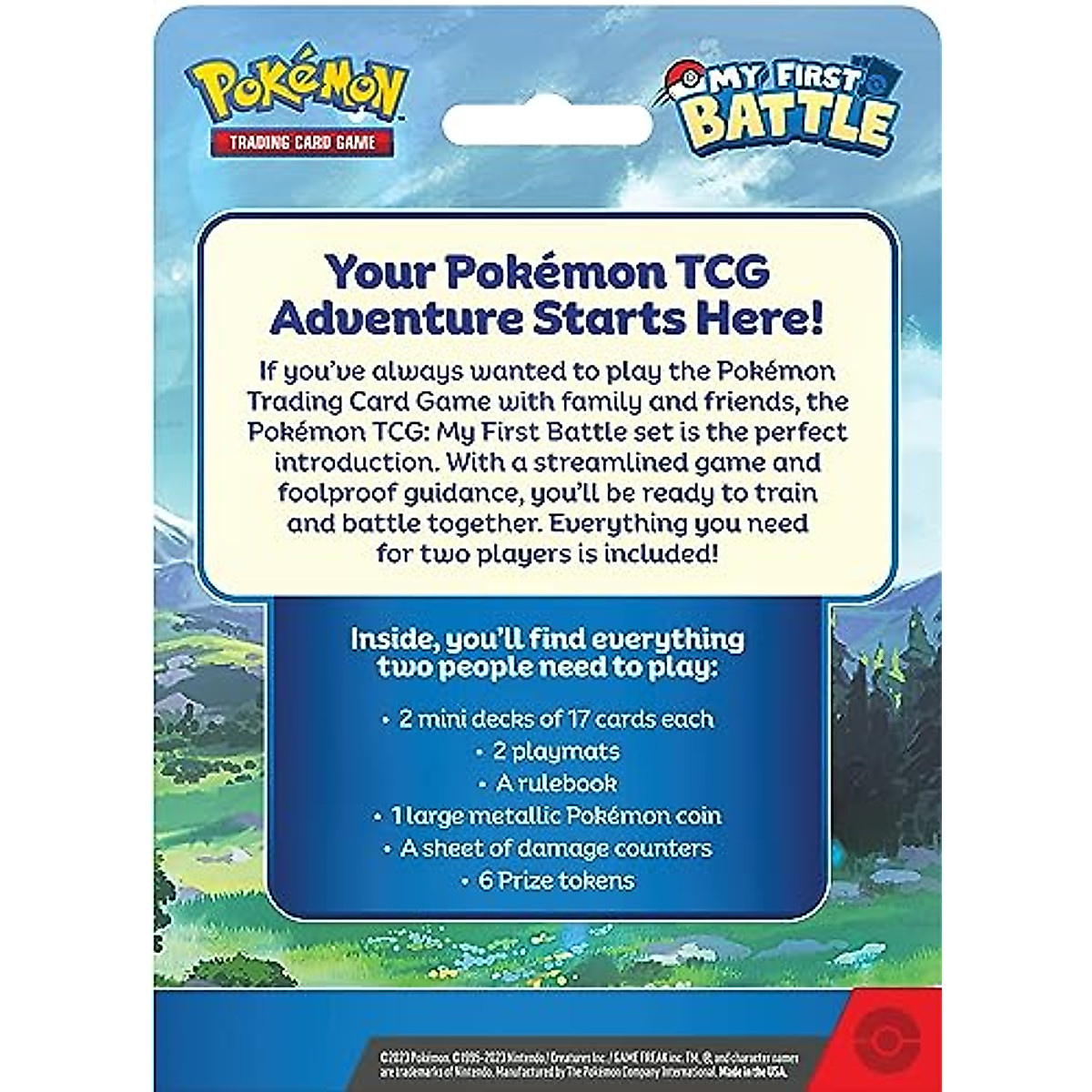 Pokémon TCG: My First Battle—Pikachu and Bulbasaur (2 Ready-to-Play Mini Decks & Accessories)