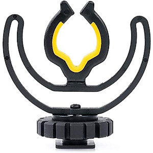 Deity V-Mic D4 Duo Video Microphone Dual Mono/Stereo Recording Interview Mic with Shock Mount for Vlog Pocket Cam DSLR Camera